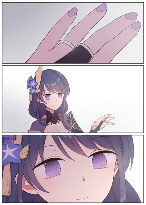 Raiden Shogun Genshin Impact Drawn By Picpostcard Danbooru