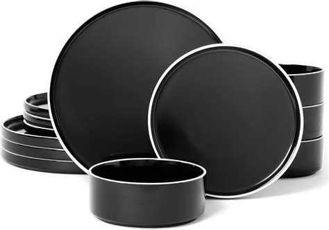 Famiware Nebula Plates And Bowls Set 12 Pieces Dinnerware