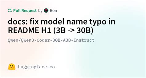 Qwenqwen3 Coder 30b A3b Instruct · Docs Fix Model Name Typo In Readme