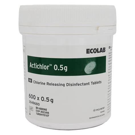 Actichlor Chlorine Cleaning And Disinfectant Tablets 05g Or 17g