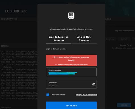 Does Anyone Know Whats The Issue Eos Sdk Error Runrealengine