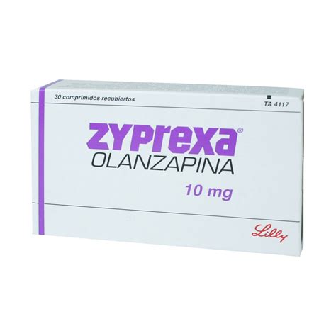 Zyprexa Olanzapina 10 Mg 30 Comprimidos