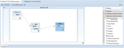 Sap Hana Flowgraphs Map Operation Delete Rows Sap Community