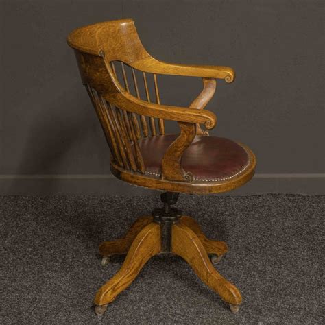 Oak Swivel Chair Antiques Atlas