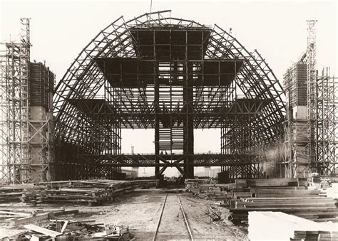 Giant Concrete Airship Hangar At Nas Tustin