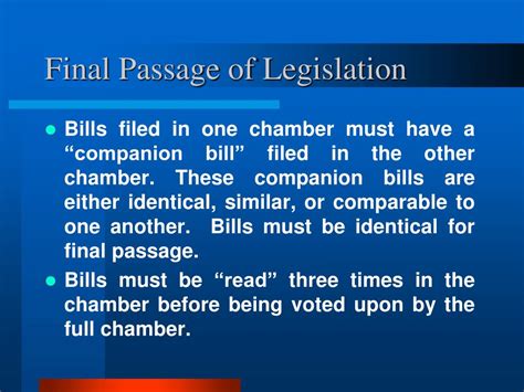 Ppt State Of Florida Legislative Process Powerpoint Presentation