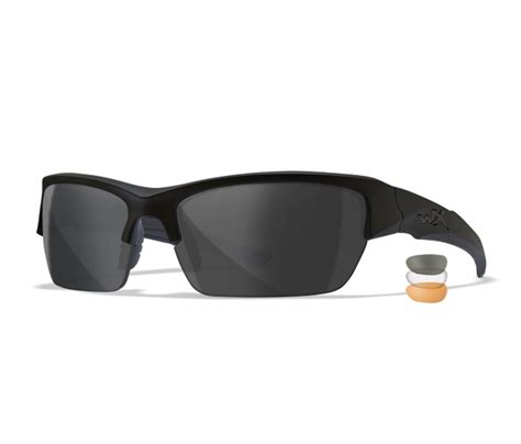 Wiley X Valor Shatterproof Sunglasses 3 Lens Kit Eod Gear