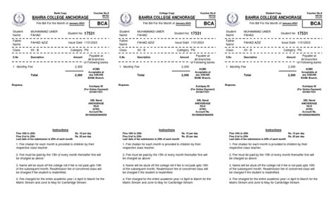 Bca Fee Slip 17531 68152 11012023 Pdf Fee Payments