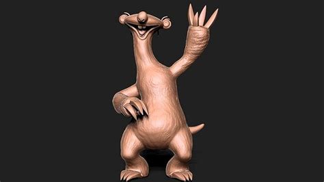 Sid Ice Age 3d Model