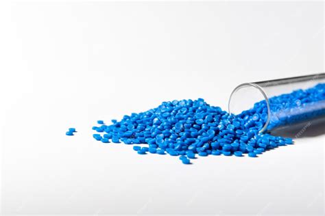 Premium Photo Blue Polymer Chemical Laboratory Chemical Petrochemical