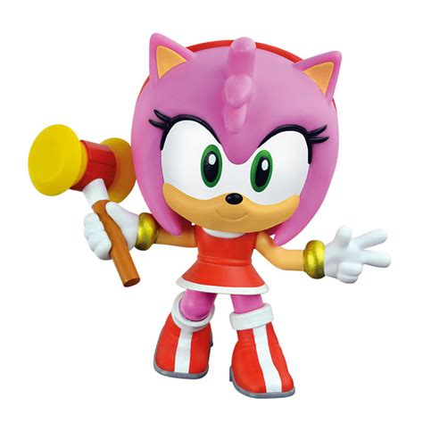 Confira Boneca Fandombox Turma Do Sonic Amy Rose Líder Rihappy