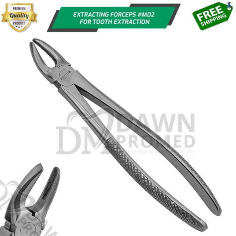 Dental Mead Extracting Forceps Md2 Upper Molars Tooth Extraction German Grade Ebay