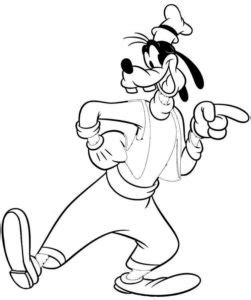 Coloring Book With Goofy Learning And Fun