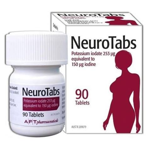Neurotabs Iodine 150ug 90 Tablets Healthporter Nz