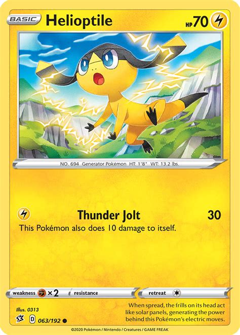 Helioptile 063192 Rebel Clash Pokemonkaartnl
