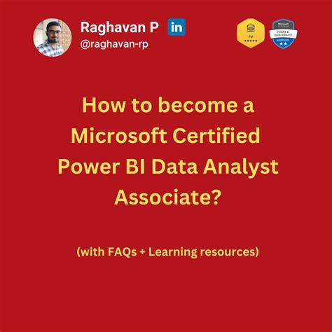 How To Become A Microsoft Certified Power Bi Developer By Raghavan P