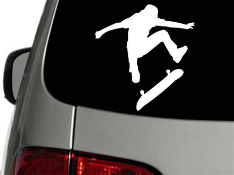 Skateboarder Skate Boarding Vinyl Decal Sticker Choose Color And Size