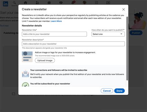 How To Create A Linkedin Newsletter
