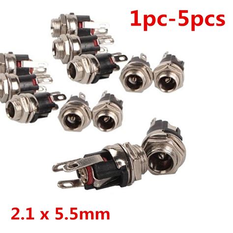 1pc 5pcs Practical Dc Power Supply Metal Jack So Vicedeal
