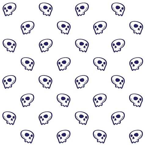Premium Vector Skull Vector Seamless Pattern