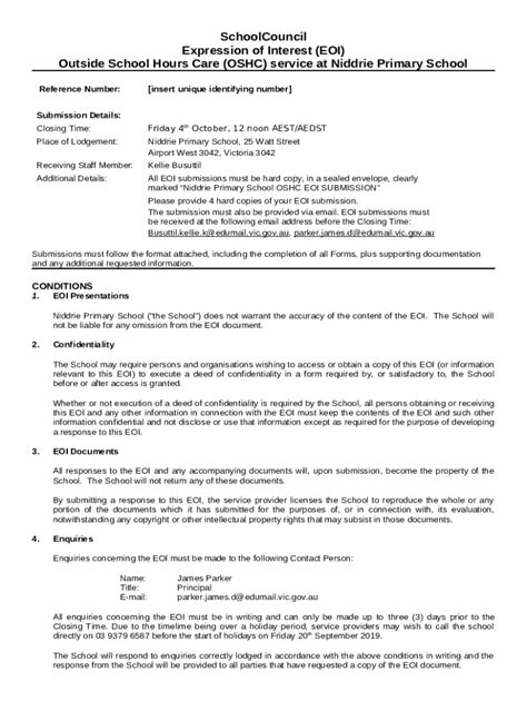 Outside School Hours Care Oshc Service At Niddrie Primary School