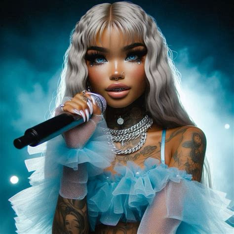 29 Blue Singer💙 Ideas In 2025 Baddie Style Art Day Singer