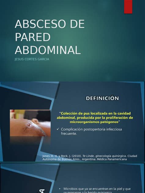 Absceso De Pared Abdominal Pdf
