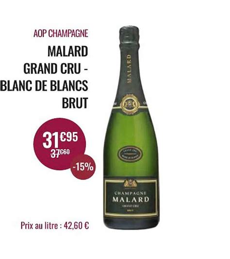 Promo Malard Grand Cru Blanc De Blancs Brut Chez Nicolas Icataloguefr