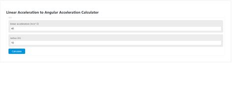 Angular Acceleration Formula