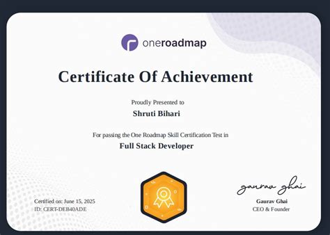 Fullstackdeveloper Webdevelopment Codingjourney Certification