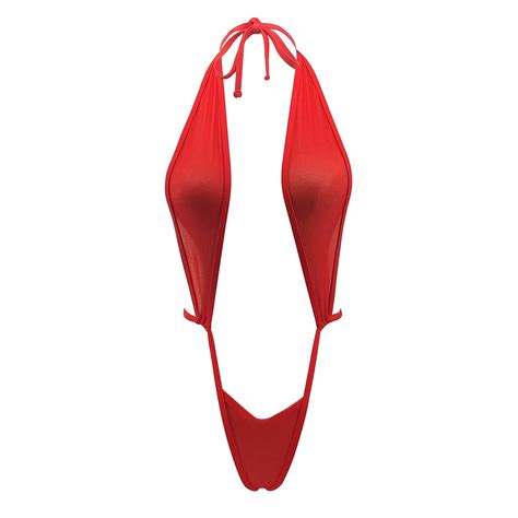 Buy Sherrylo Micro Slingshot Bikini Sheer Mini Monokini Extreme See