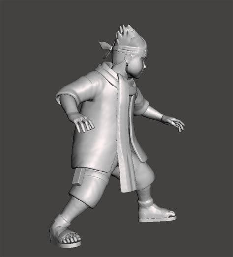 Stl File Chōji Akimichi Genin 3d Model 🦸 ・model To Download And 3d Print・cults