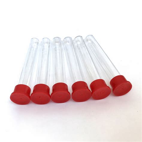 Replacement Glass Test Tube For Diy Hummingbird Feeders With Red Cap