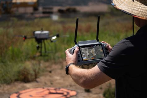 Rugged Handheld Ground Control Station Advances Drone Mission