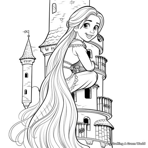 Coloring Pages Rapunzel