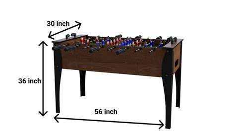What Is The Official Foosball Table Dimensions And Size
