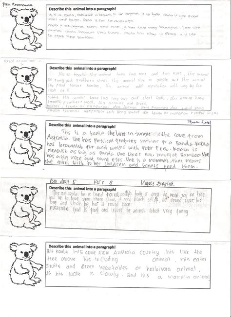 Pattern Poems Preliminary Study