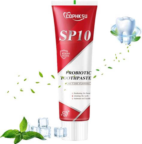 Sp10 Probiotic Toothpaste Ultra Whitening And Stain Removal