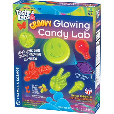 Groovy Glowing Candy Lab Diy Glow In The Dark Candies And Ice Cubes