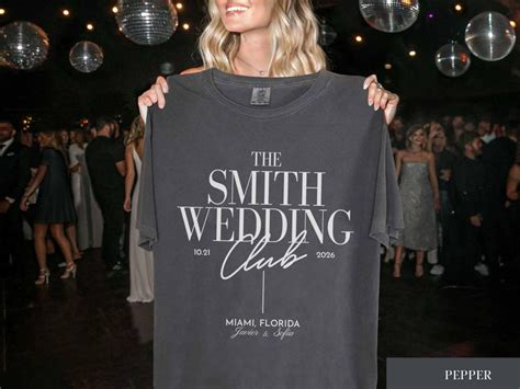 Custom Wedding Tshirt Toss Personalized Wedding Guest Or Newly Wed