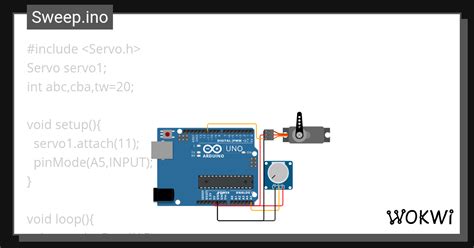 Servo Potensio Wokwi Esp32 Stm32 Arduino Simulator
