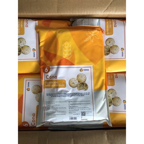 Bột Trộn Sẵn Bánh Mì Hàn Quốc Cona Bột Làm Bánh Su Sing 1kg Shopee