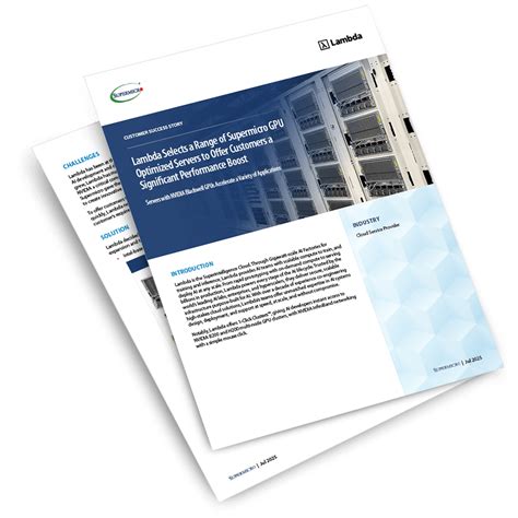 Lambda Builds Ai Factories With Supermicro And Nvidia Blackwell Gpus