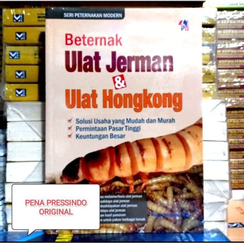 Jual Buku Beternak Ulat Jerman Dan Ulat Hongkong Risma Nespati