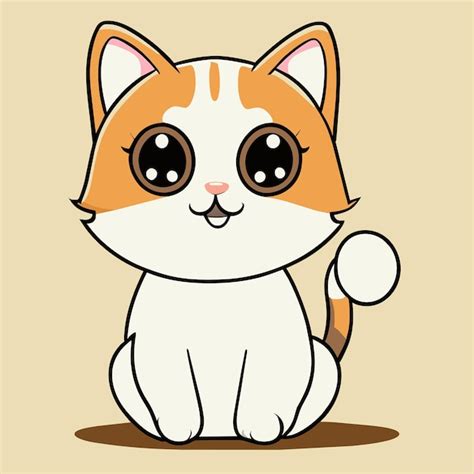 Premium Vector Cute Kitty Cat Animated Vector Art Design Editable Fun