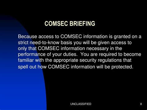 Ppt Comsec Briefing Powerpoint Presentation Free Download Id 6665618