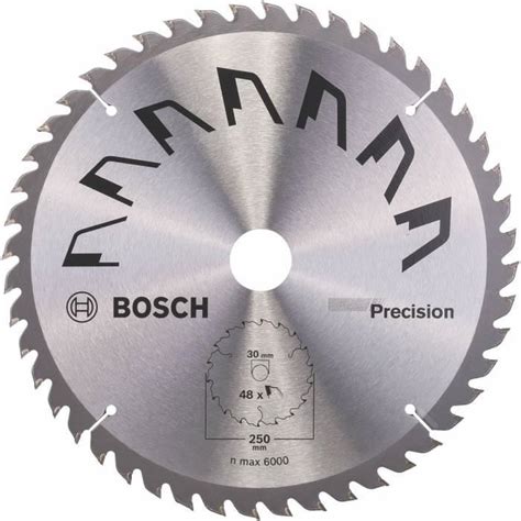 Bosch 1x Lame De Scie Circulaire Precison Pour Bois Ø 250 X 32 22 X