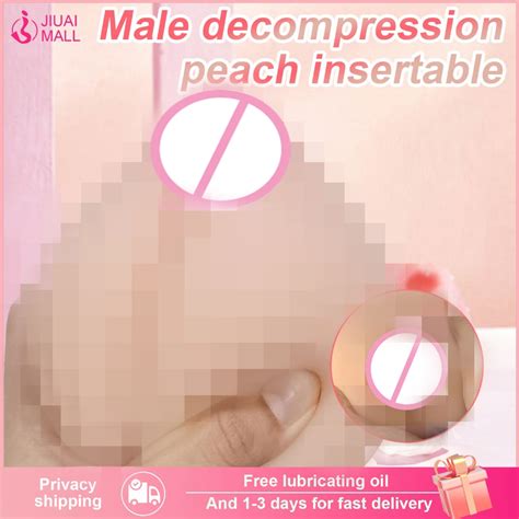 Jiuai Peach Decompression Simulation Chest Sex Toys For Man Upside Down