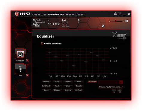 Overview Ds502 Gaming Headset Msi Global The Leading Brand In High