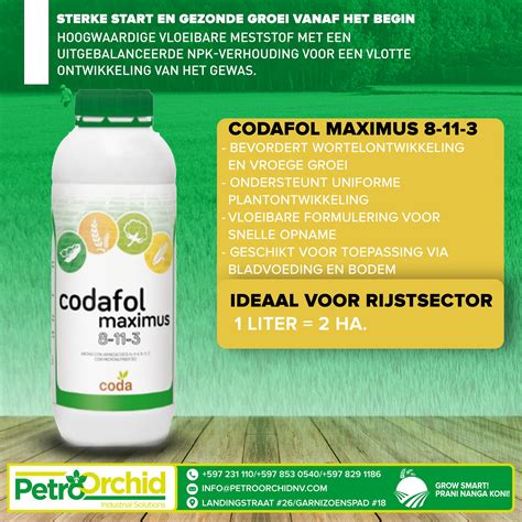 Petro Codafol Maximus 8 11 3 Is Een Hoogwaardige Vloeibare Npk
